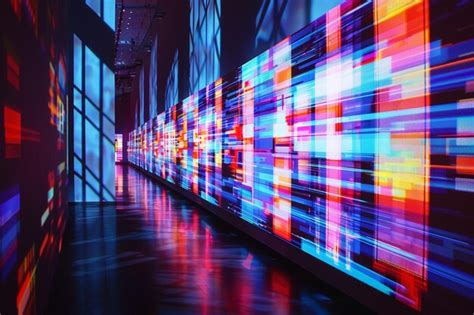 Develop An Immersive Display Of Analytic Color Bar Generative Ai