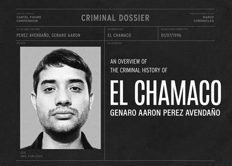 Genaro Aaron Perez Avendano El Chamaco Narco Chronicles