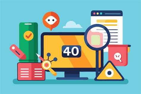 a vibrant illustration showcases digital device diagnostics errors with