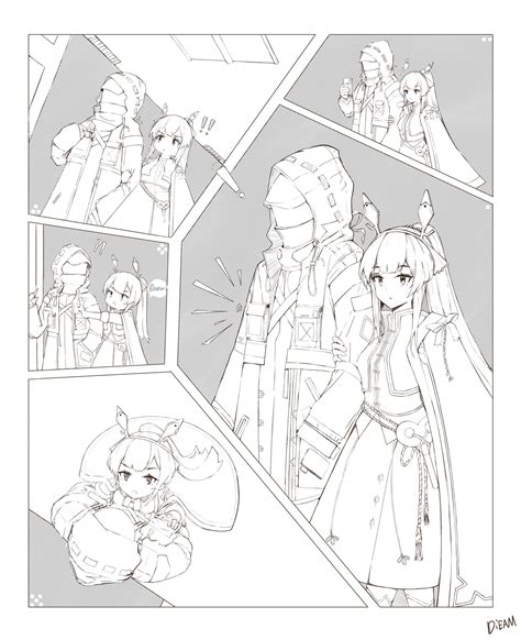 Doctor Weedy And Weedy Arknights Drawn By Juejianyami Danbooru