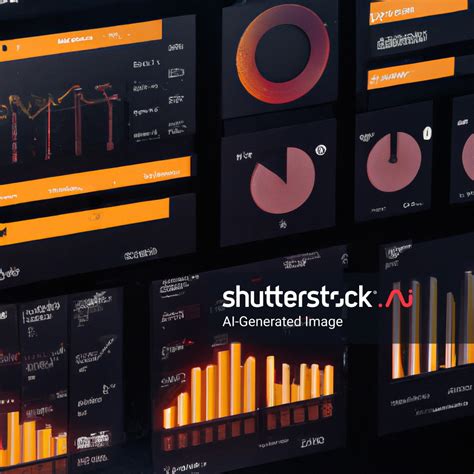 ภาพ 3d Image Modern Data Visualization Dashboard ที่สร้างโดย Ai