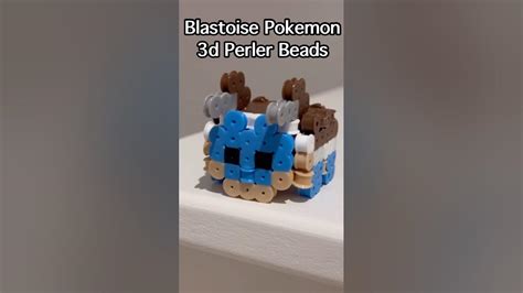 Blastoise Pokemon 3d Perler Beads Meltybeads Perlerbeads Youtube