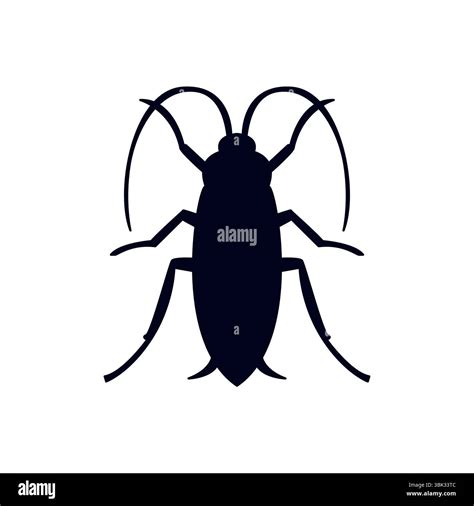 Cockroach Emoji Symbol Sign Icon Vector Illustration Stock Vector Image