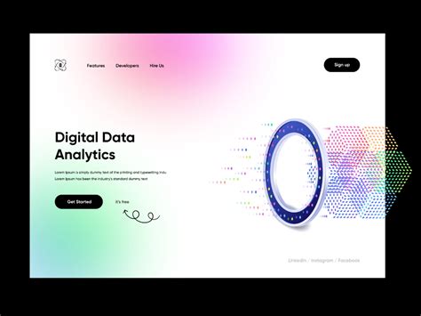 Data Analytics Minimal Landing Page Artofit