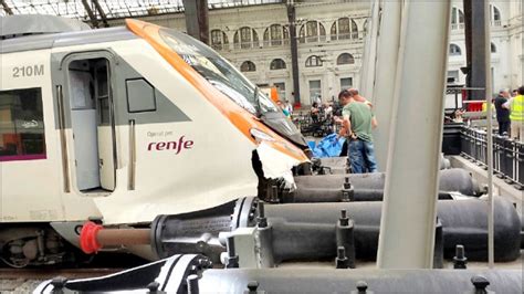 通勤火車撞上月台 西班牙巴塞隆納56傷 國際 自由時報電子報