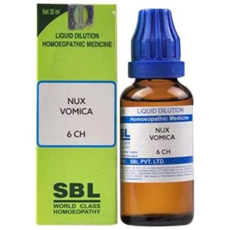 Nux Vomica Lm 6 Dilution Arcana Nux Vomica Lm Vi Weos