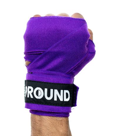 Purple Boxing Hand Wraps 9round Kickboxing