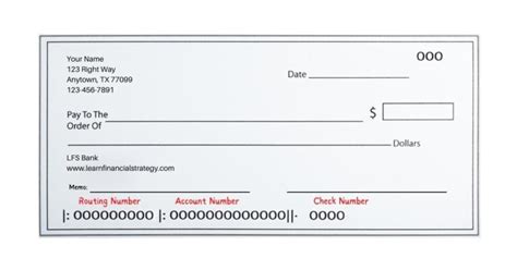 Check Format How To Fill Out A Check