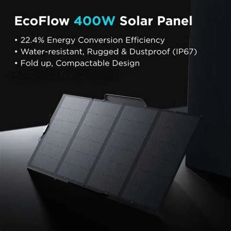 Ecoflow 400w Solar Panel Portable Power Station