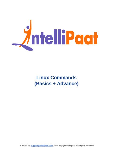 Linux Command Basics Advance Pdf Zip File Format Directory Computing
