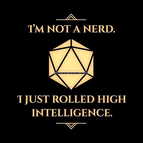 Typography Not A Nerd Funny Dnd Design Essential T Shirt By Scorpiondesign Funny Nerd
