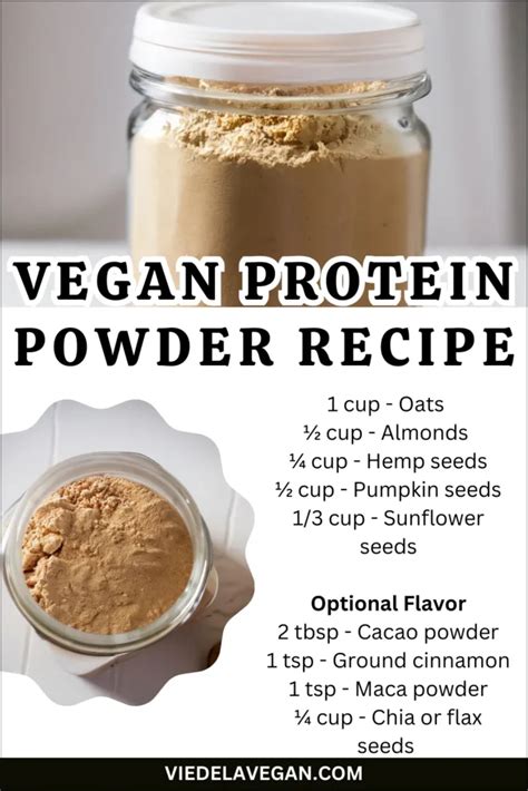 Vegan Protein Powder Recipe Nutritious Diy Solution