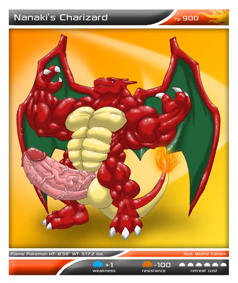 Rule 34 Anthro Balls Charizard Cute Fat Flexing Giant Gut Macro Male