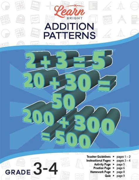 Addition Patterns Free Pdf Download Learn Bright