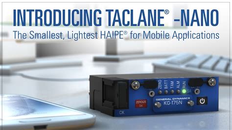 Taclane Nano Kg 175n Small Form Factor Encryptor Live Demo At Dc18