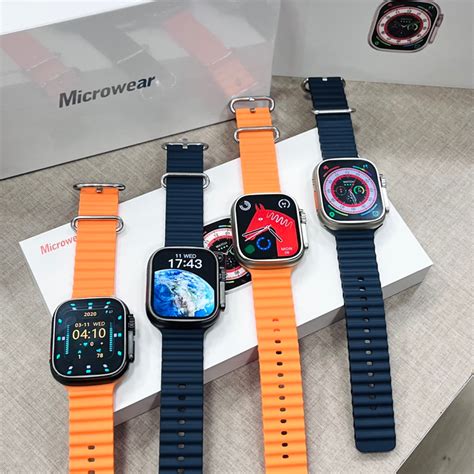 Smartwatch Relógio Inteligente W68 Ultra Série 8 Ultra 49mm Full Touch Ip67 Monitor De