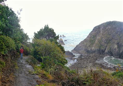 Jim And Bev Hiking Near Harris Beach State Park And Eureka Ca