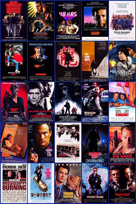 80s Movie Classics 25 Cop Movies Of The 80s Facebook