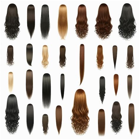 Una Serie De Diferentes Estilos De Cabello Incluido Uno Que Tiene