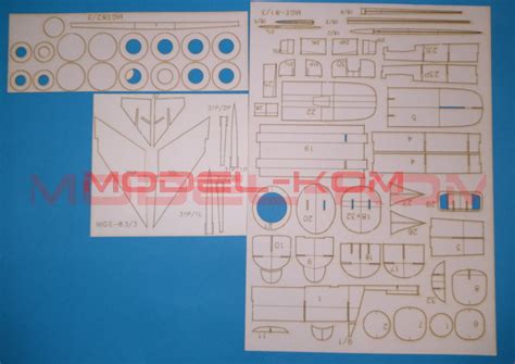 Mig E8 Laser Cut Frames Model Kom 1 2017 Akc02