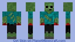 Custom Zombie Minecraft Skin