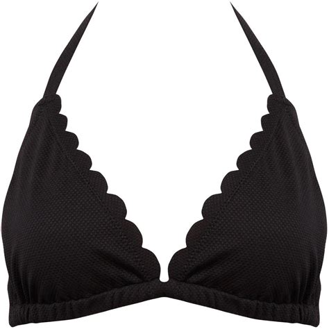 Peek And Beau Fuller Bust Scallop Triangle Bikini Top Frasers