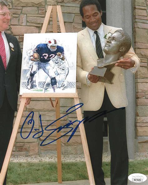 Autographed Oj Simpson 8x10 Buffalo Bills Photo Jsa Main Line
