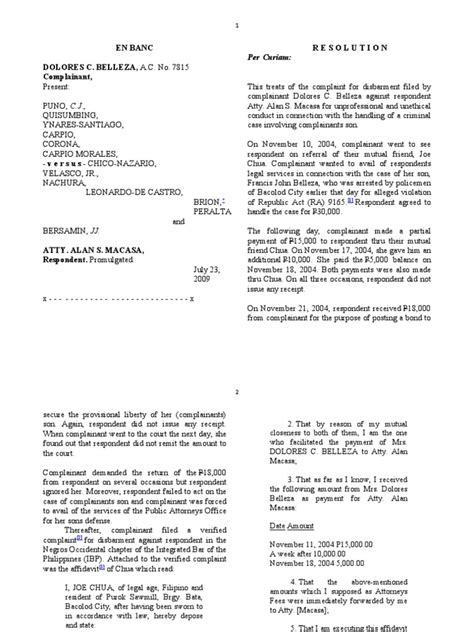 Belleza Vs Macasa Download Free Pdf Lawyer Right To Counsel