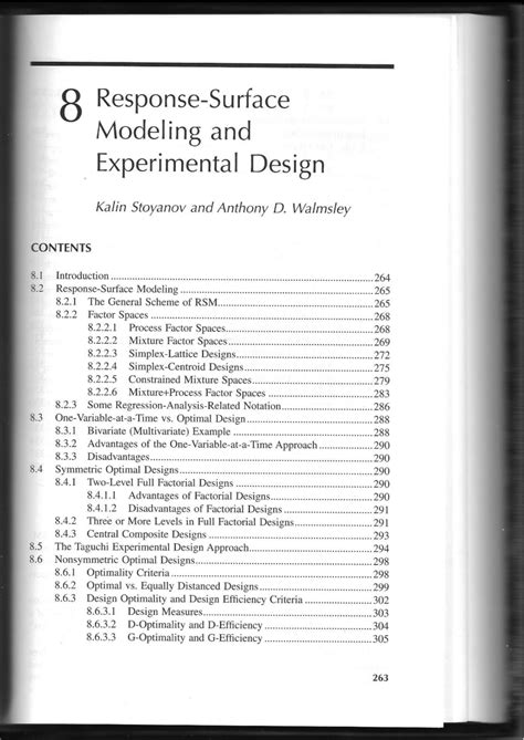 Pdf Response Surface Modeling And Experimental Design
