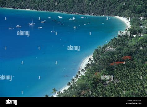 Magans Bay St Thomas Most Beautiful Beach Viewed From Drakes Seat