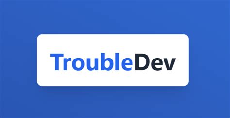 Github Damikun Trouble Demo Trouble Factory Process And Maintenance Ccms