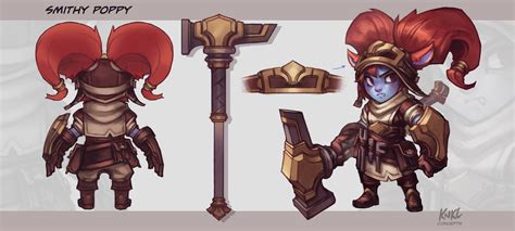 Artstation League Of Legends Poppys Visual Update