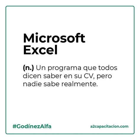 No Mientan 😂 Mejor Certifiquence En Excel A2 Aprende Y Aplica