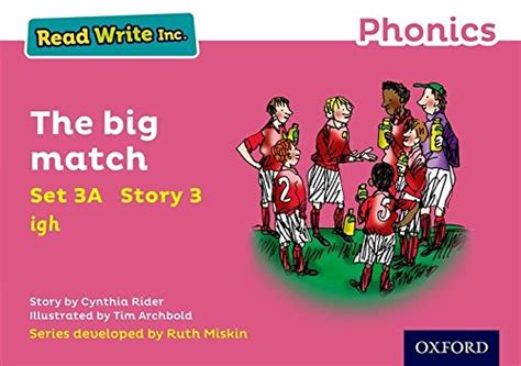 Amazon Read Write Inc Phonics The Big Match Pink Set 3a Storybook