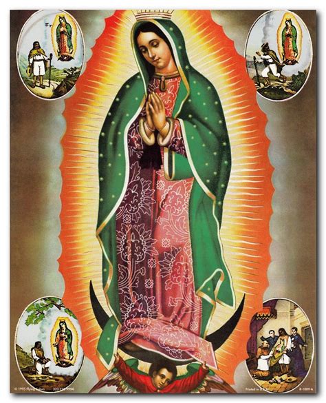 Wall Decor Picture Virgin Mary Our Lady Of Guadalupe Mexican La Virgen