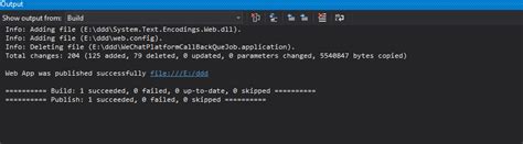 C Can T Publish NET Core Web Application Could Not Load File Or Assembly Microsoft DotNet