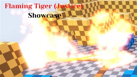 All Star Tower Defense Showcase Flaming Tiger Justice Rengoku