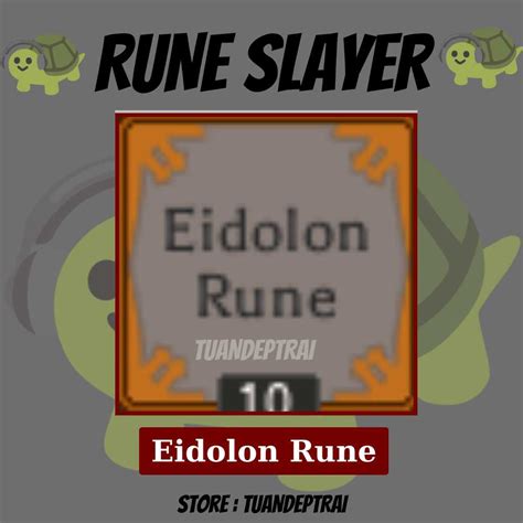 Eidolon Rune Rune Slayer