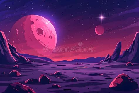 Pace Galaxy Planet Cartoon Background Stock Illustration Illustration Of Moon Galaxy 303256753