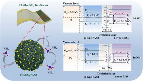 pt mos2 polyaniline nanocomposite as a highly effective room