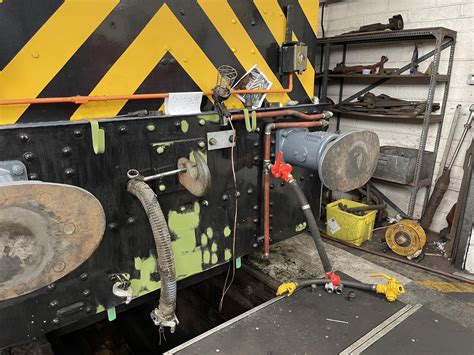 North Tyneside Steam Railway Buffer Beam Repaint