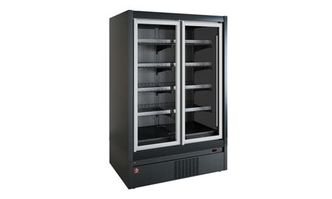 Diamond Tcm14 D5 Black Self Service Freezer Display W Swinging Glass