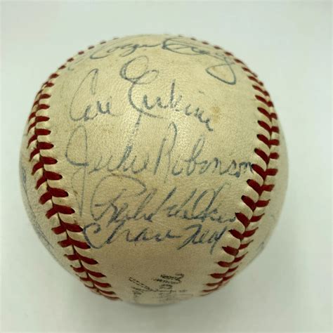 Jackie Robinson Signed Baseball