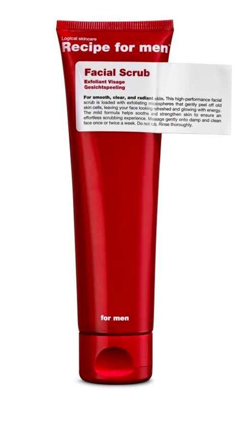 Recipe For Men Facial Scrub 100 Ml £1299