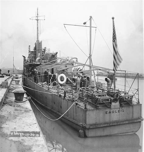 Here We See 105 Years Ago Today “patrol Eagle Pe Boat 1” Ready To