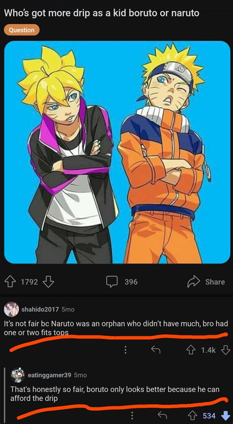 Boruto Is Literally Homeless But Still Has Better Drip Than Naruto Rboruto