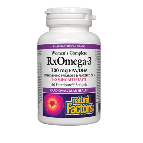 Omega Factor For Women 60 Capsules Rx Omega 3 Factors Womans Complete Uk Elivera Uk