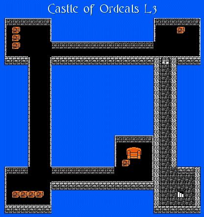 Final Fantasy 1 Maps World Dungeon And Town Maps For Ff1 Rpg Site