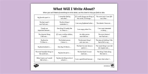 What Will I Write About General Writing Prompts For 6th 8th Grade