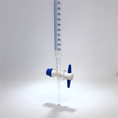 Burette With Glass Screw Cap Stopcock Class A With Individual Works
